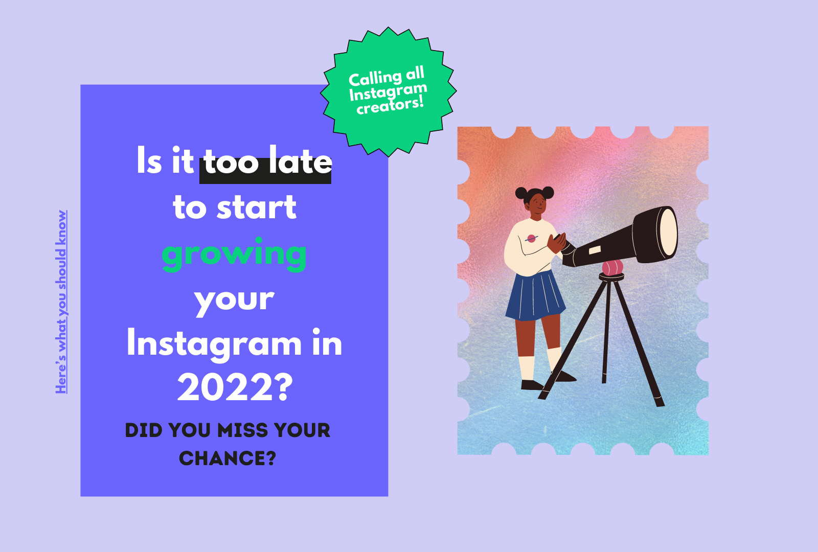 Is It Too Late To Start Growing Your Instagram In 2022 Display